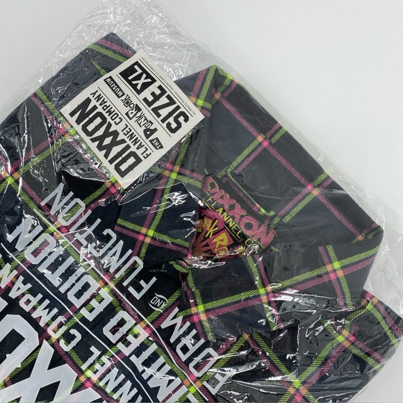 DIXXON | Shirts | Dixxon Flannel Shirt Mens Extra Large Punk Rock ...